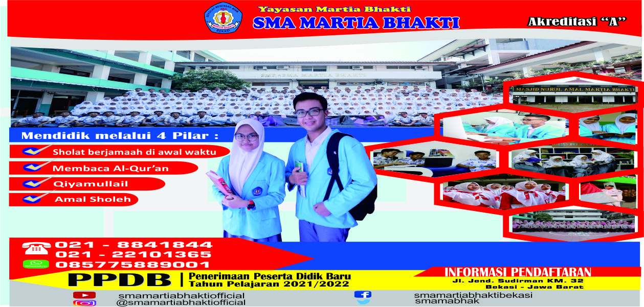 PENERIMAAN PESERTA DIDIK BARU TAHUN PELAJARAN 2021-2022 – SMA Martia Bhakti