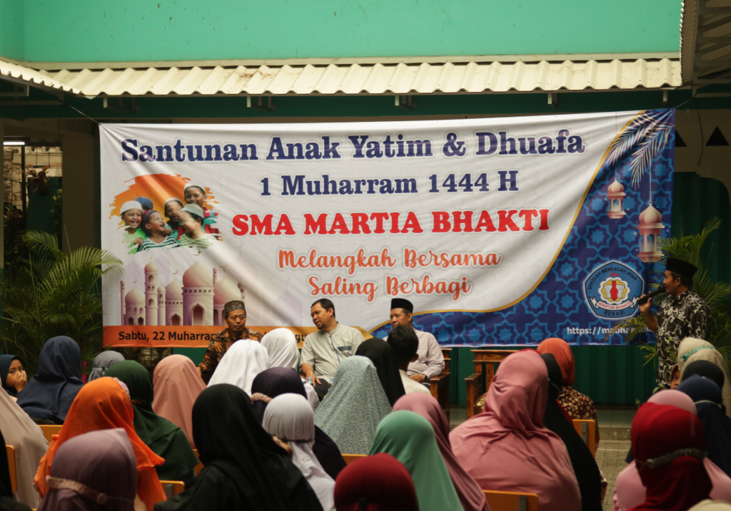 SANTUNAN ANAK YATIM DAN DHUAFA 1 MUHARRAM 1444 H – SMA Martia Bhakti